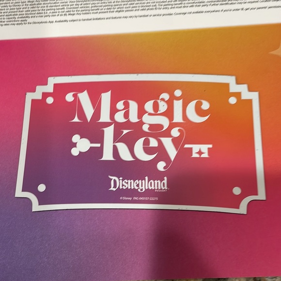 Other | Magic Key Pass Magnet Brand New Still In Booklet Collectors ...